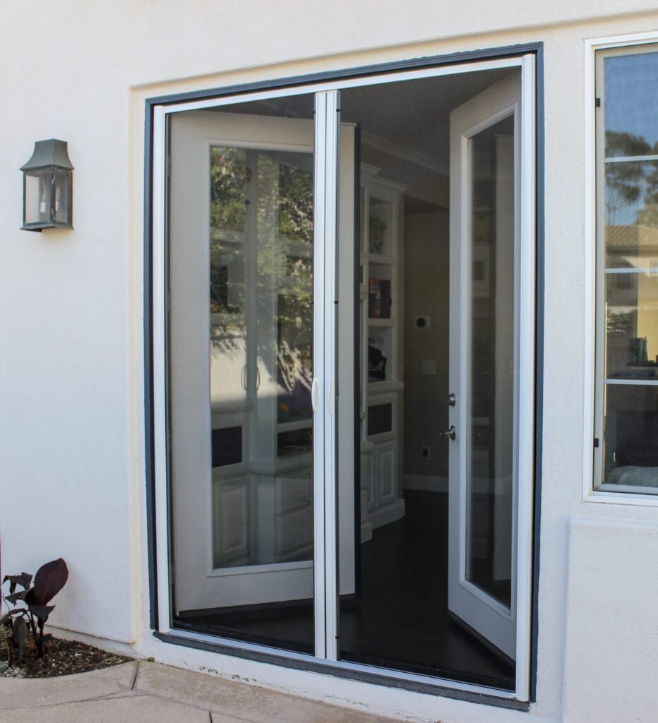 French Retractable Screen Door – Wasatch Retractable Screens